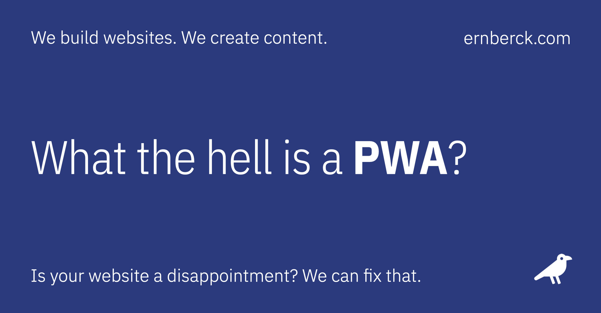 How Progressive Web Applications Work Ern Berck Digital