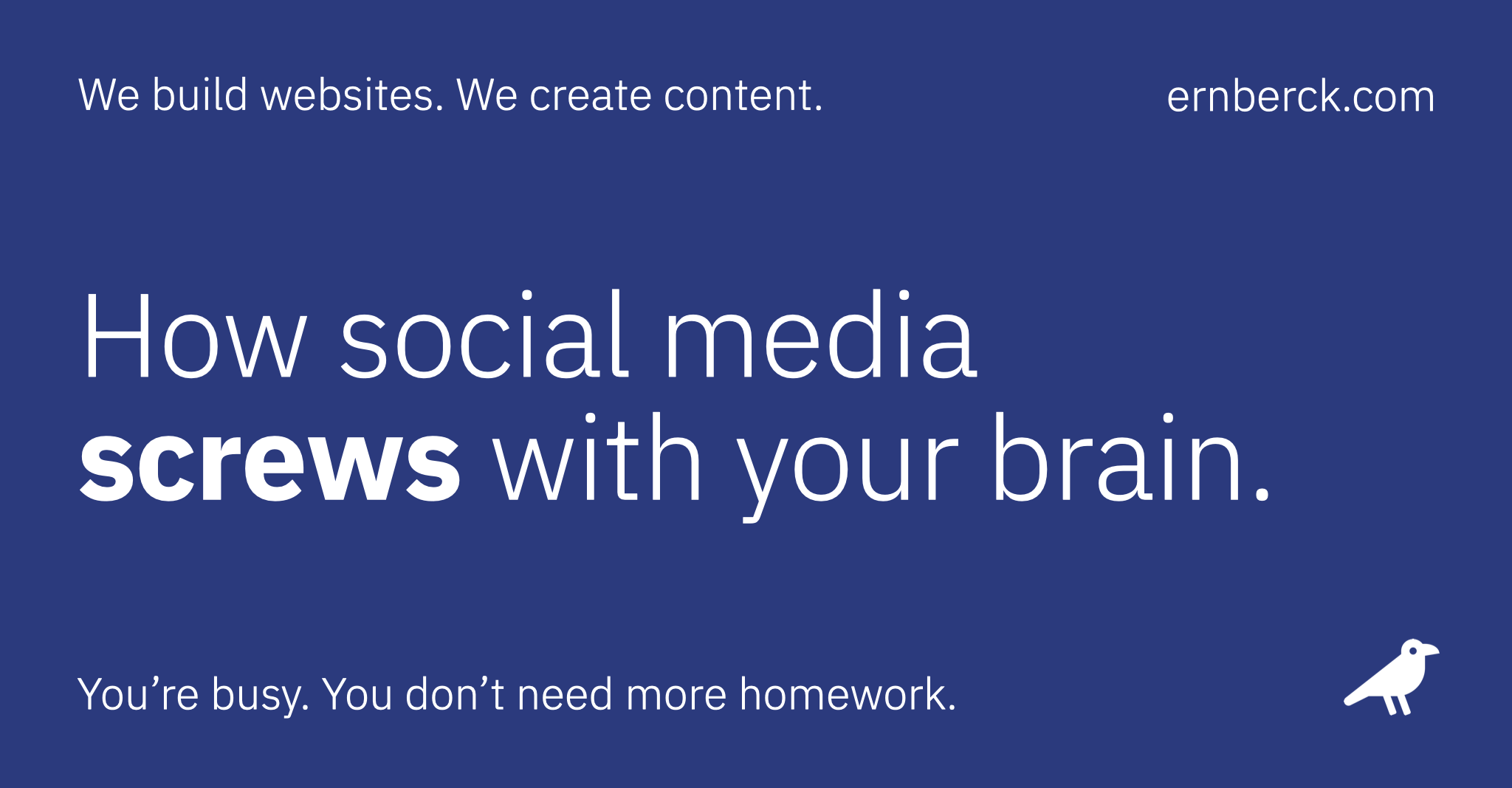 How social media keeps you addicted - Ern Berck Digital